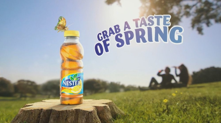 3D Lemon tea Product Advertising Illustration - Illustration Agent
