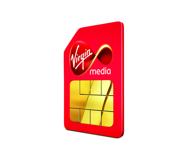 3D Virgin Sim Card Product Advertising Illustration - Illustration ...