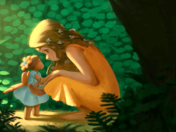 3D Chimp Character CGI Illustration - Illustration Agent