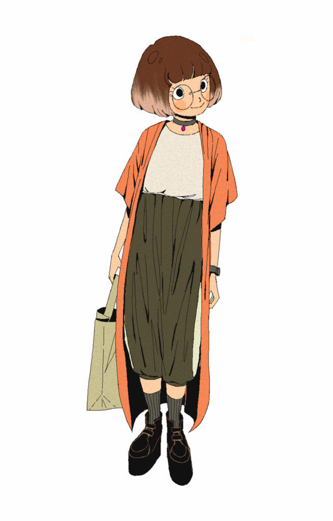 2D Fashion Design Character Illustration - Illustration Agent Website