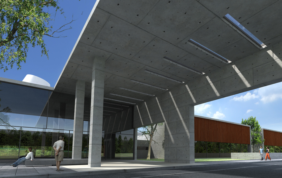 3D Architectual Flyover Illustration - Illustration Agent Website