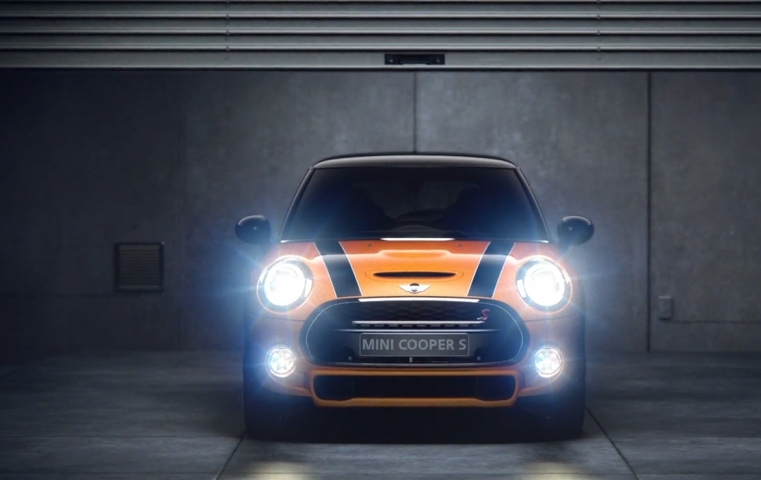 3D Cinematic City Mini Cooper Automotive Animation - Illustration Agent ...