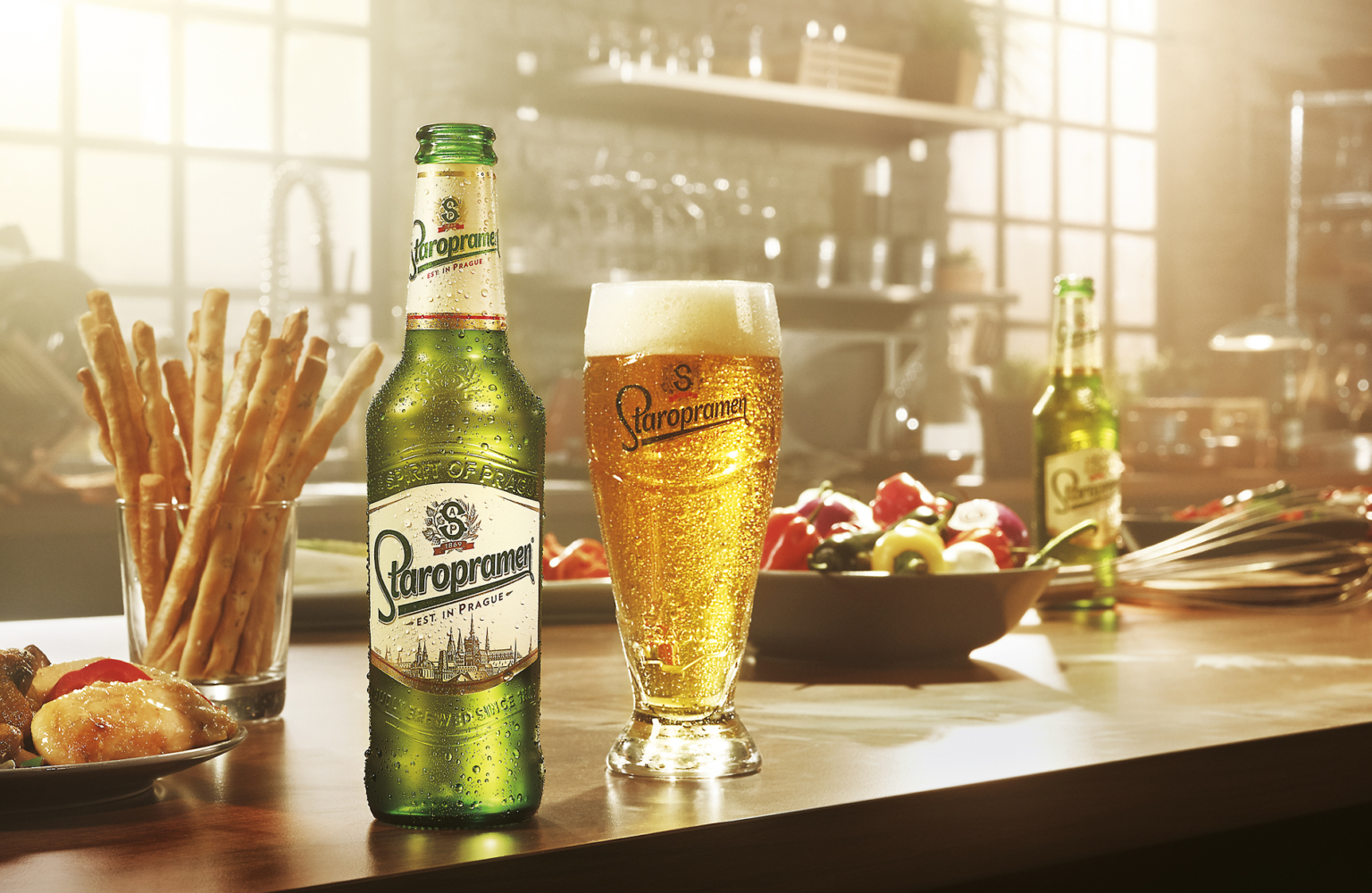 2D Staropramen Beer Product Shot Photo Retouch Illustrations ...