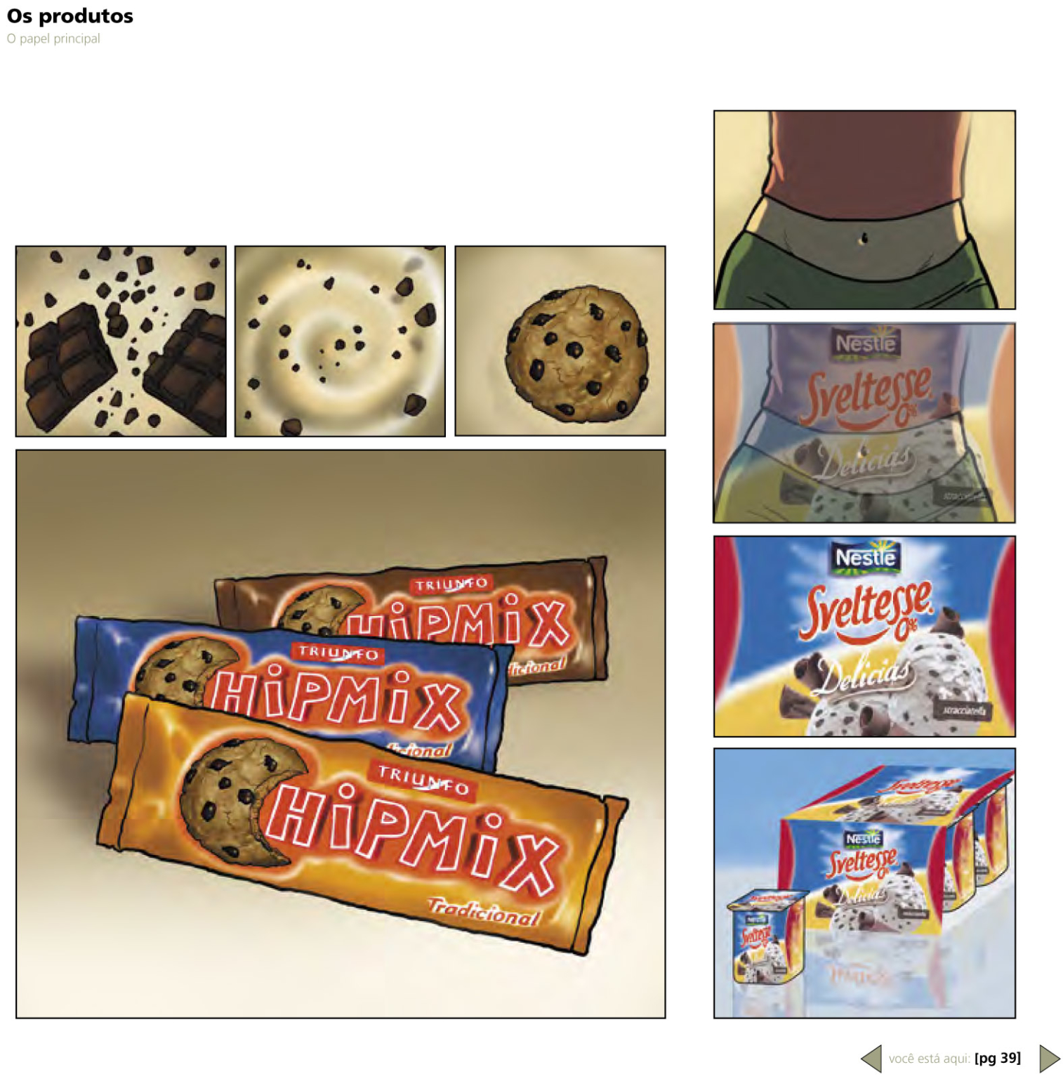 2D Supermarket Food Advertisement Storyboard Illustration ...