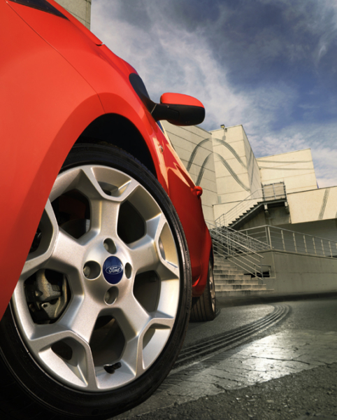 3D Ford Fiesta Automotive Illustration - Illustration Agent Website