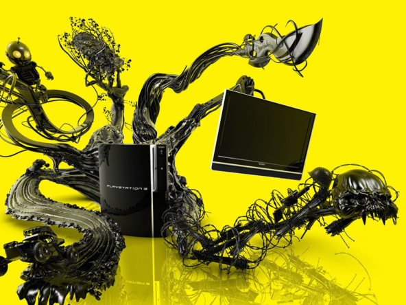 3D Playstation 3 Console Advertising Illustration - Illustration Agent ...