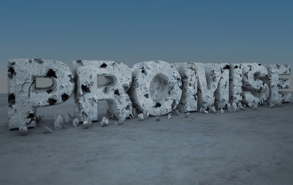 3D Numbers and Crane Advertising Illustration - Illustration Agent Website