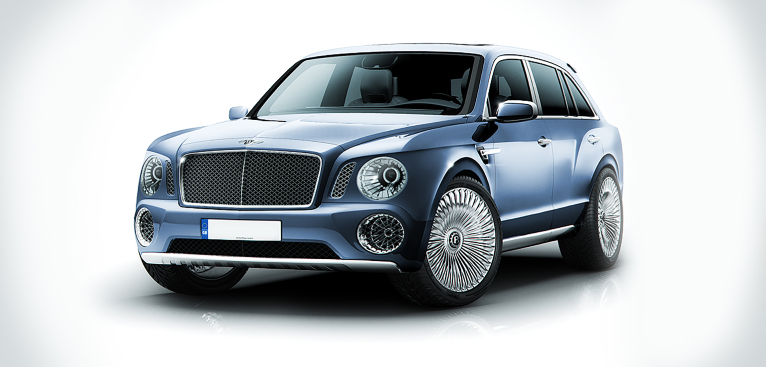 3D Rendered Bentley Bentayga - Illustration Agent Website