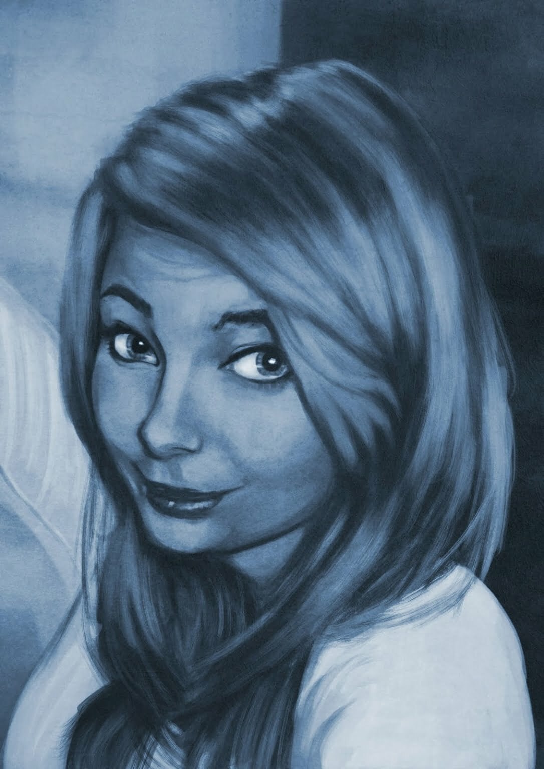 2D Girl Portrait Character Illustration - Illustration Agent Website