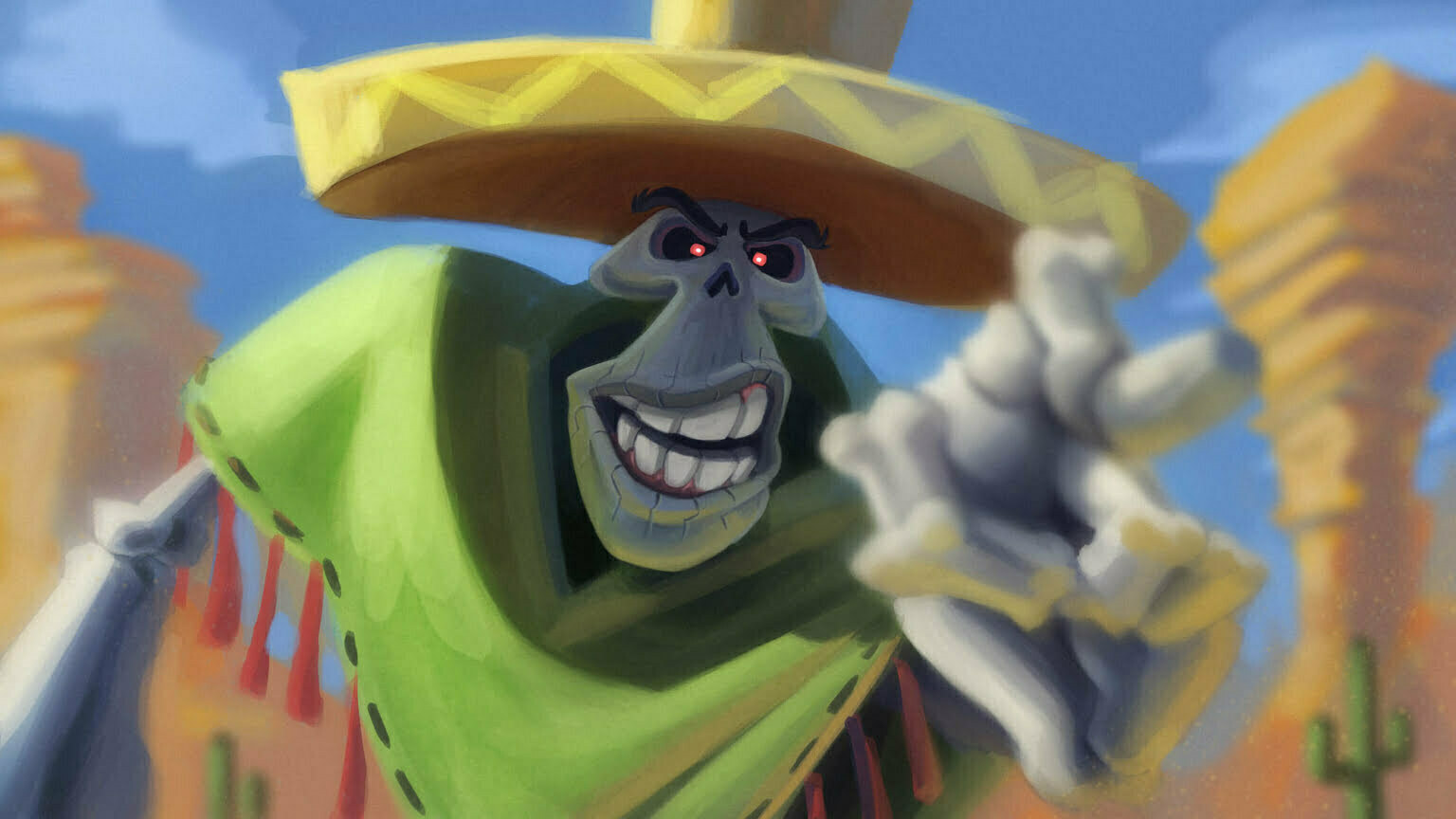 2D Mexican Skeleton Bandit Character Illustration - Illustration Agent ...