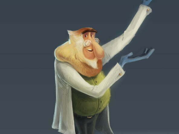 3D Chimp Character CGI Illustration - Illustration Agent Website