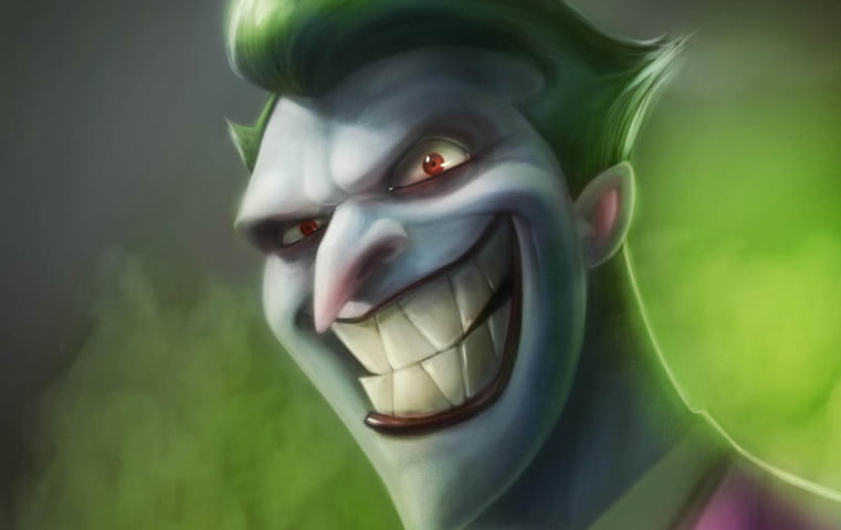 2D The Joker Character Illustration - Illustration Agent Website