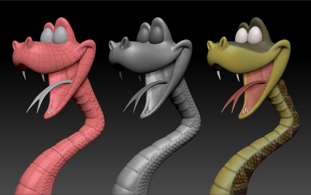 3D Cartoon Snake Character Illustration - Illustration Agent Website