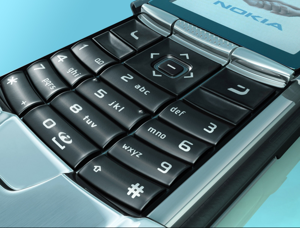 3D Nokia Flip Phone Product Illustration - Illustration Agent Website