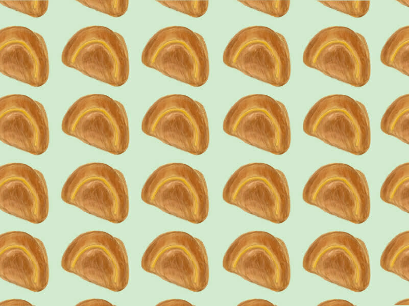 2D Japanese Pastry Cake Food Illustration - Illustration Agent Website