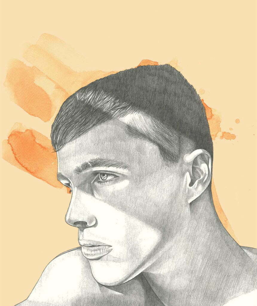 2D Portraits Illustration Man 5 - Illustration Agent Website