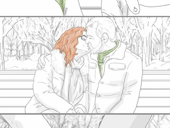 2D Onexton Advertisement Storyboard Illustration - Illustration Agent